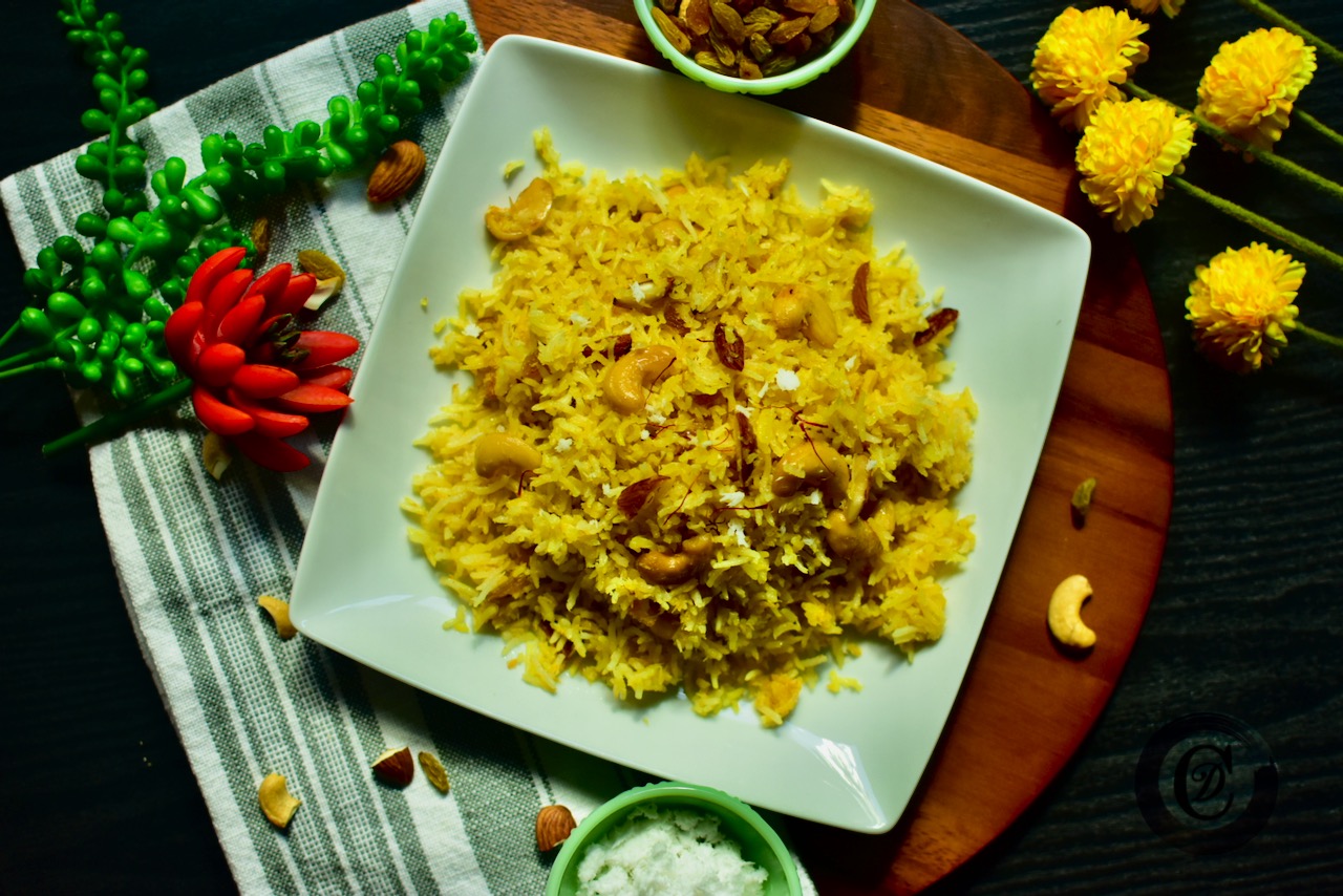 Narali Bhaat (Sweet Coconut Rice) – 𝐂𝐨𝐧𝐜𝐨𝐜𝐭𝐢𝐨𝐧 𝓓𝓮𝓵𝓲𝓰𝓱𝓽𝓼